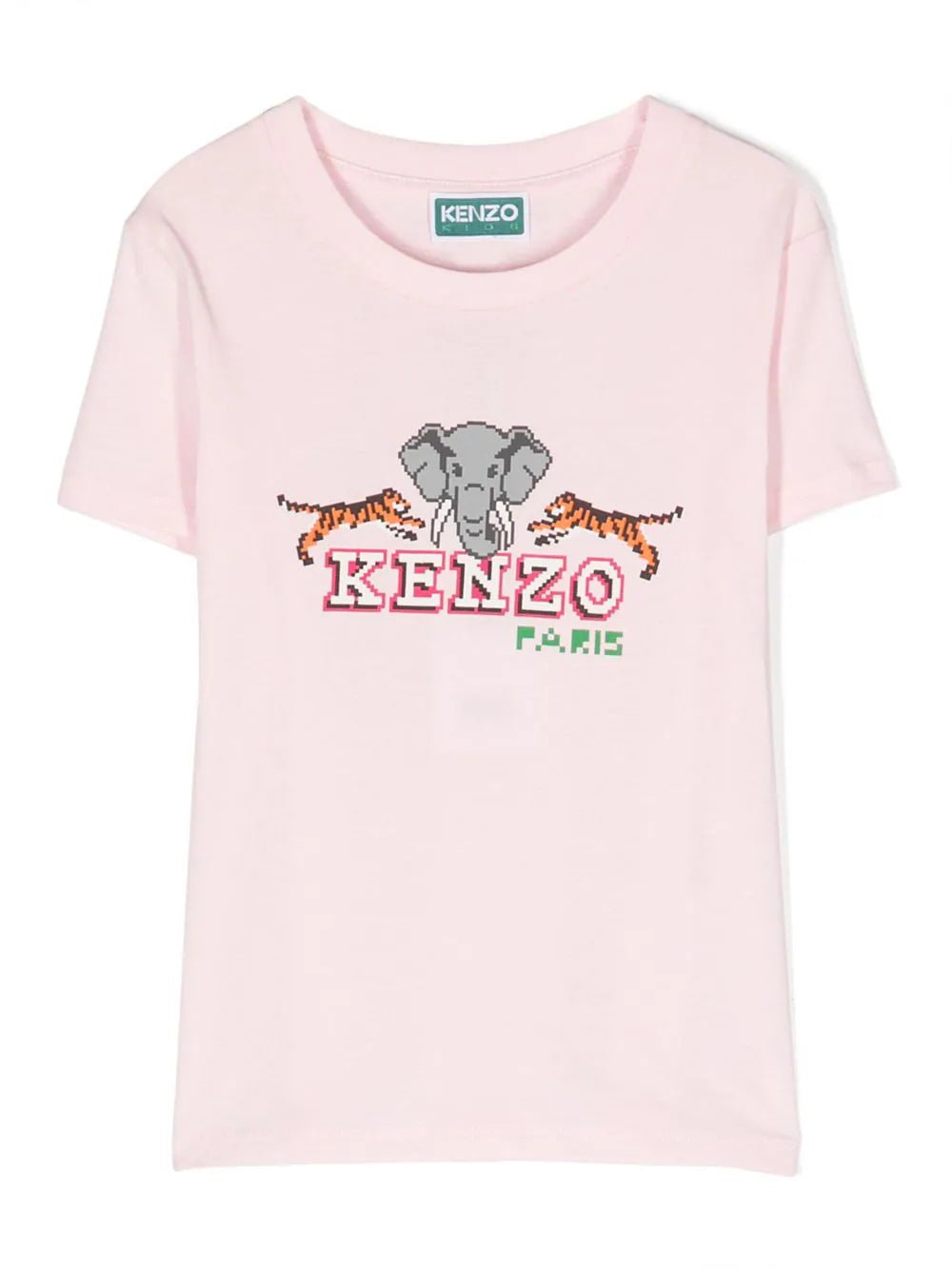 'Jungle Game Animals' T-shirt KENZO Kids Rosa | Grifo210