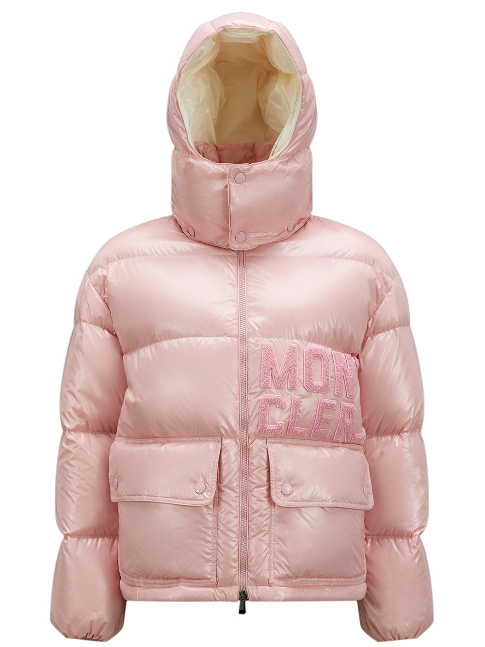 Abbaye Short Down Jacket MONCLER Rosa | Grifo210