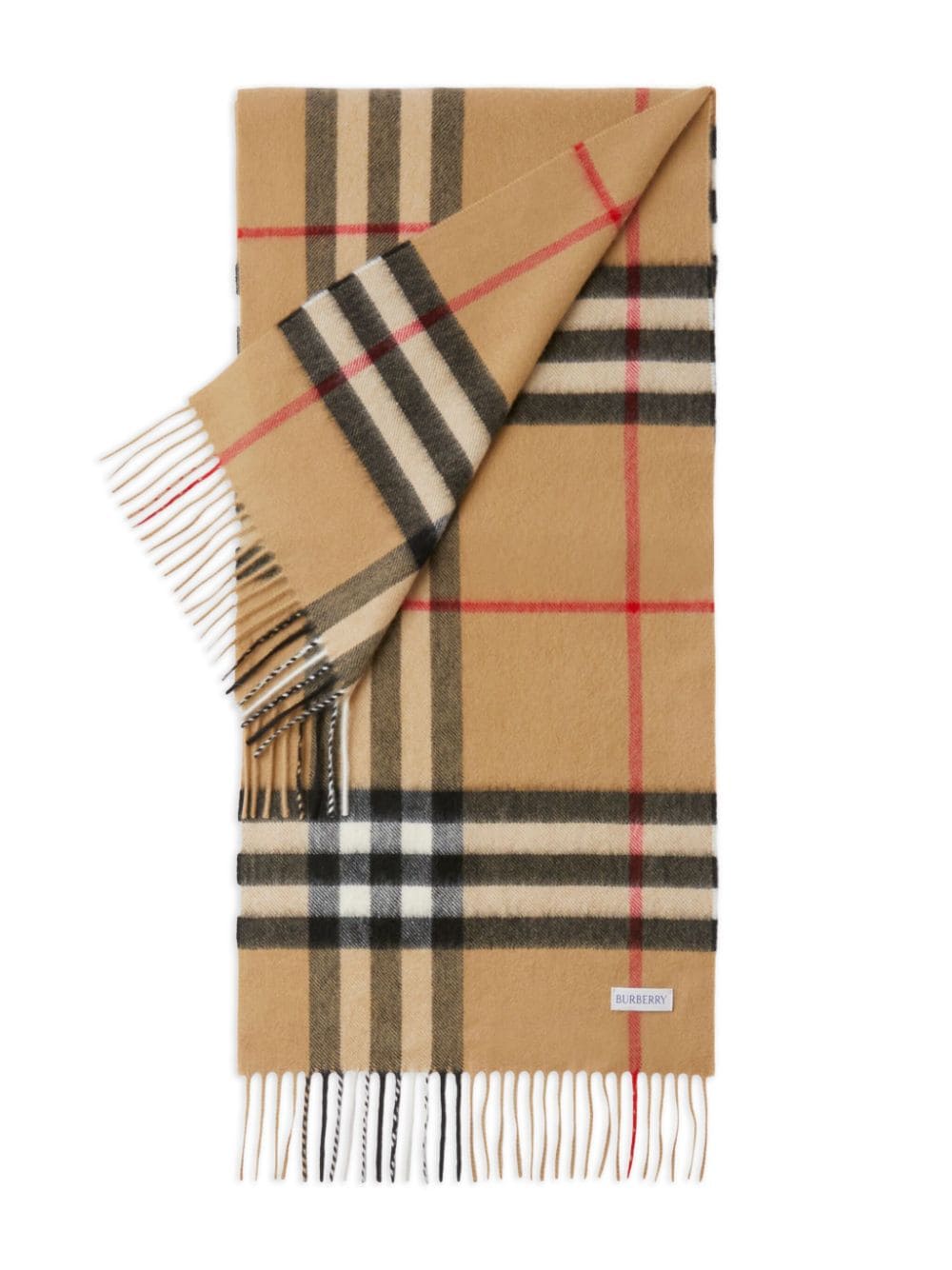 Check cashmere scarf Burberry Beige | Grifo210