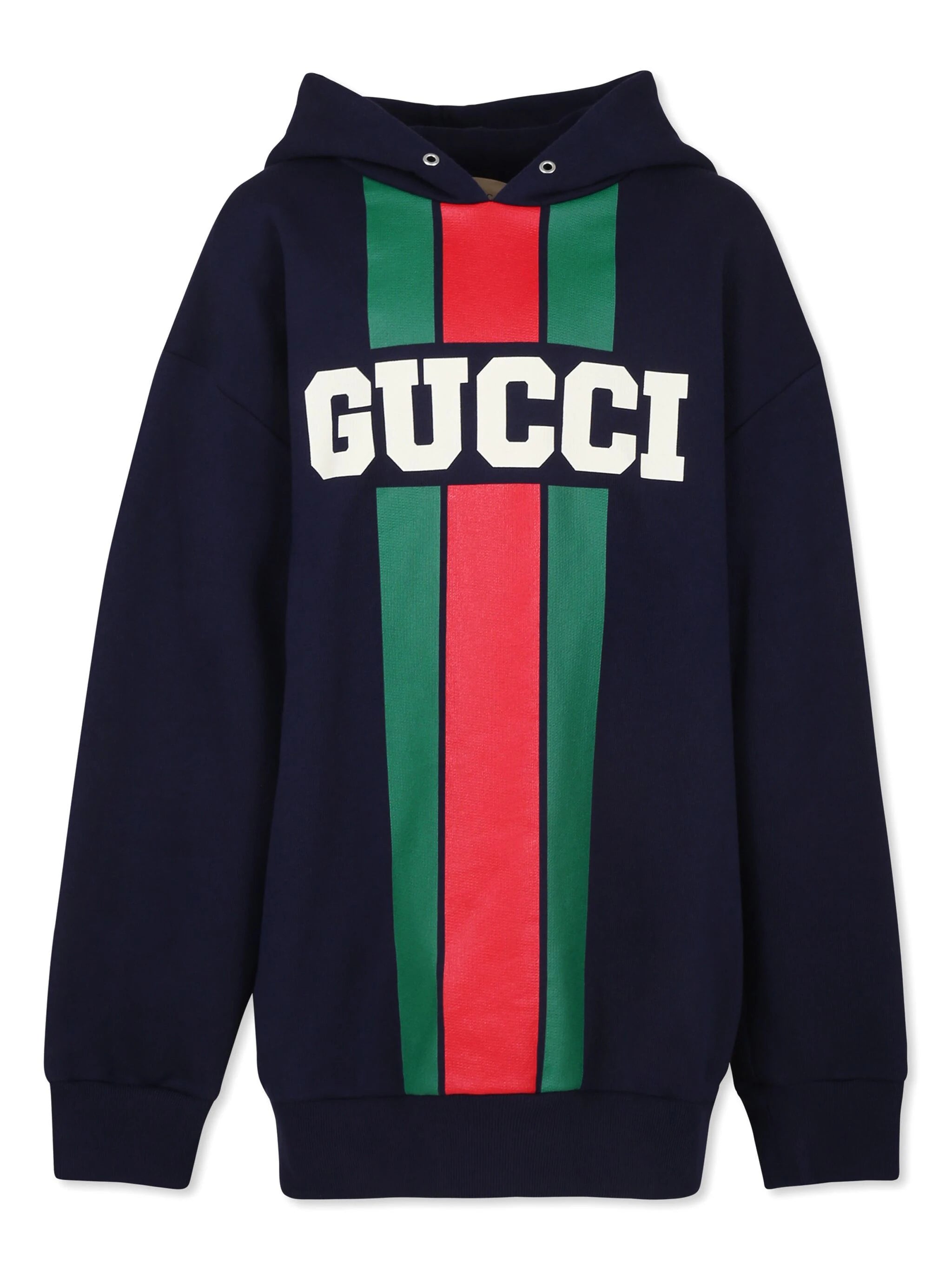 Felpa con logo Gucci Kids Blu | Grifo210