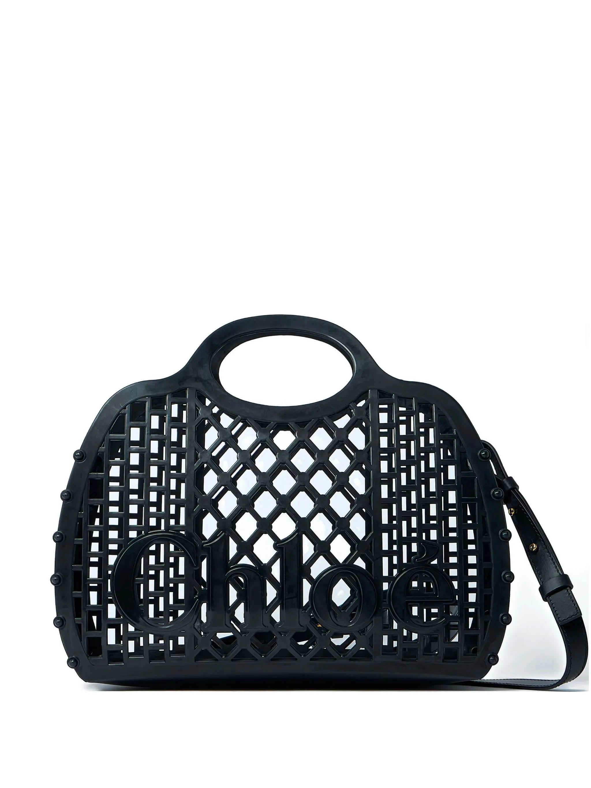Chloé Cage tote bag in jelly Chloé Nero | Grifo210