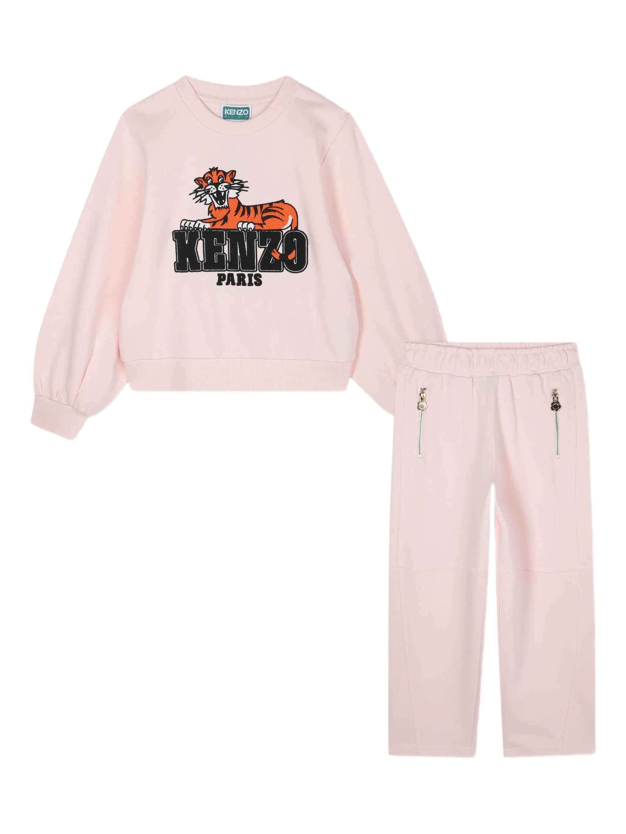 Tiger-print tracksuit KENZO Kids Rosa | Grifo210