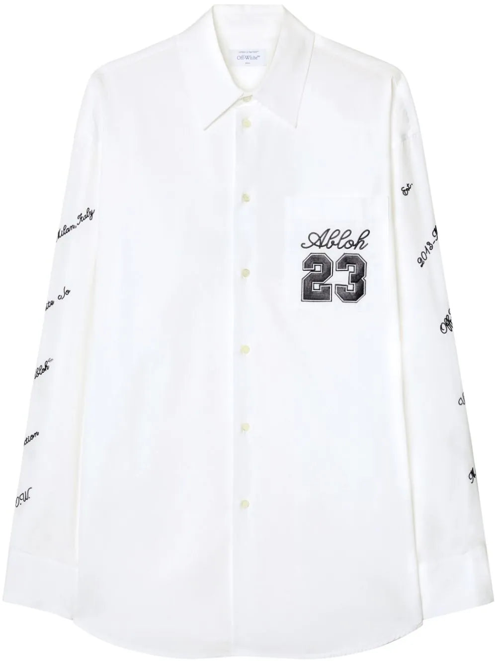 23 Logo Overshirt OFF-WHITE Bianco | Grifo210