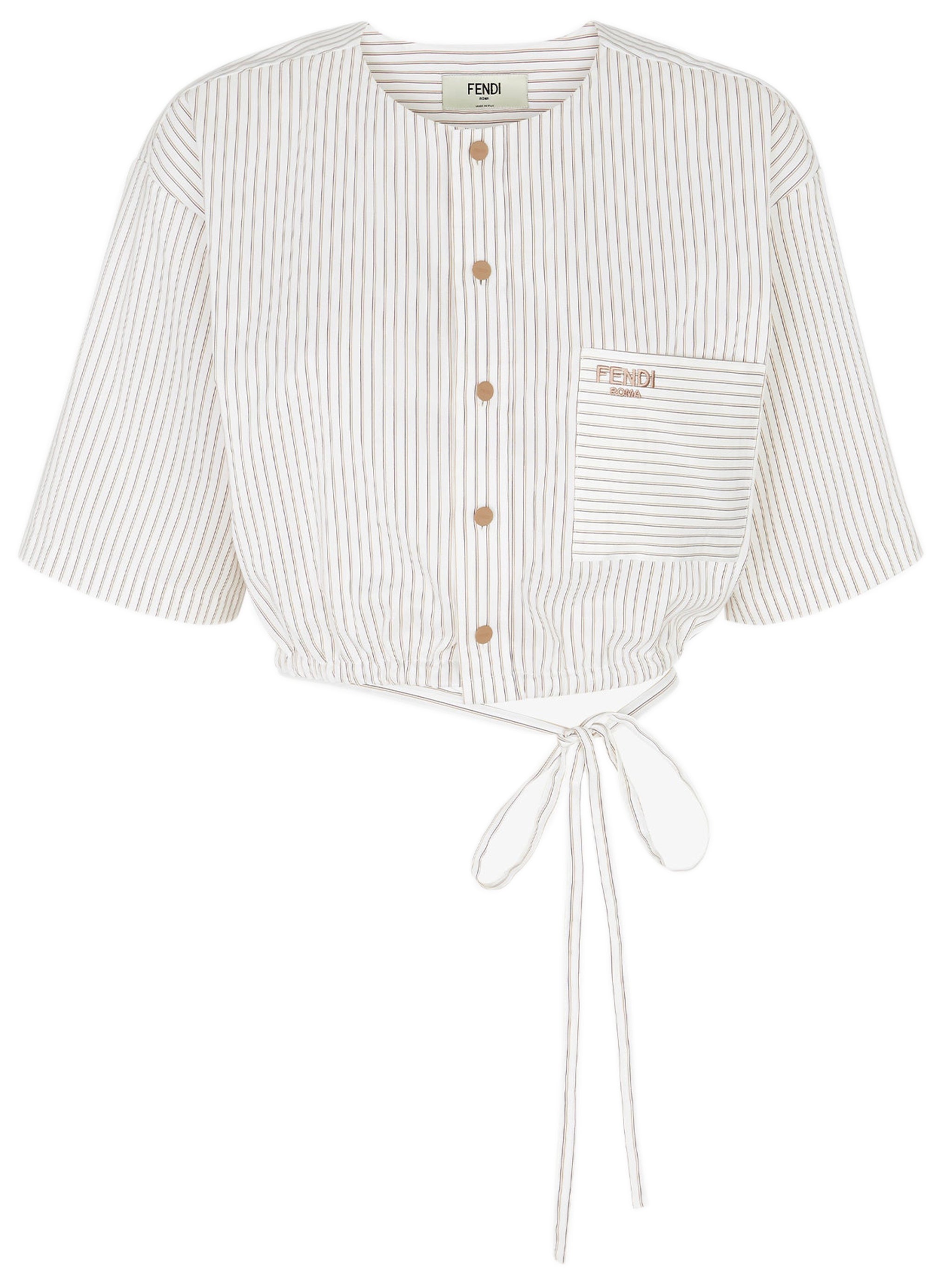 FENDI Roma Shirt FENDI Bianco | Grifo210